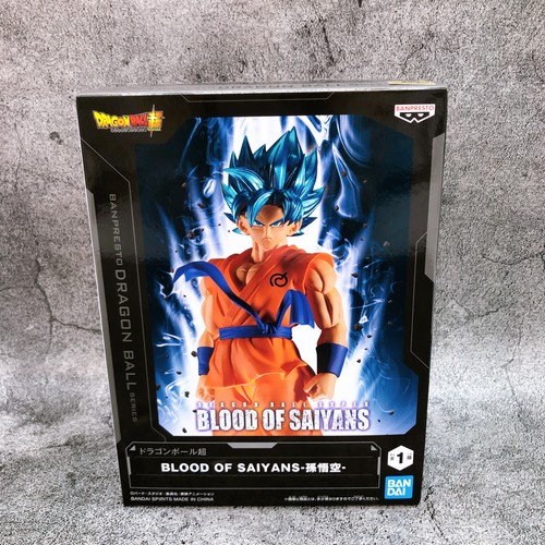 Dragon Ball Super Son Goku Super Saiyan Blue BLOOD OF SAIYANS Figure ...