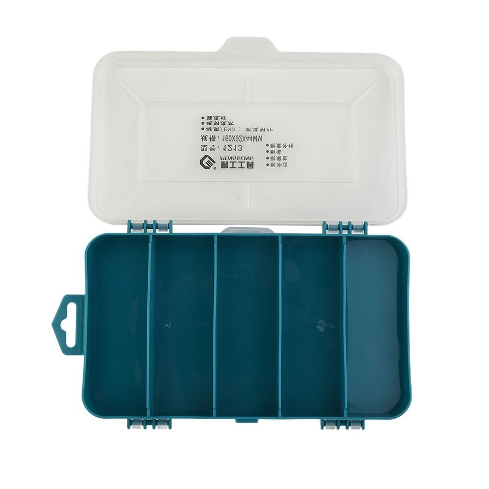 6.29x3.62x1.73 8-Slot Plastic Tool Box Screw Threads Bolts Nails Nuts ...