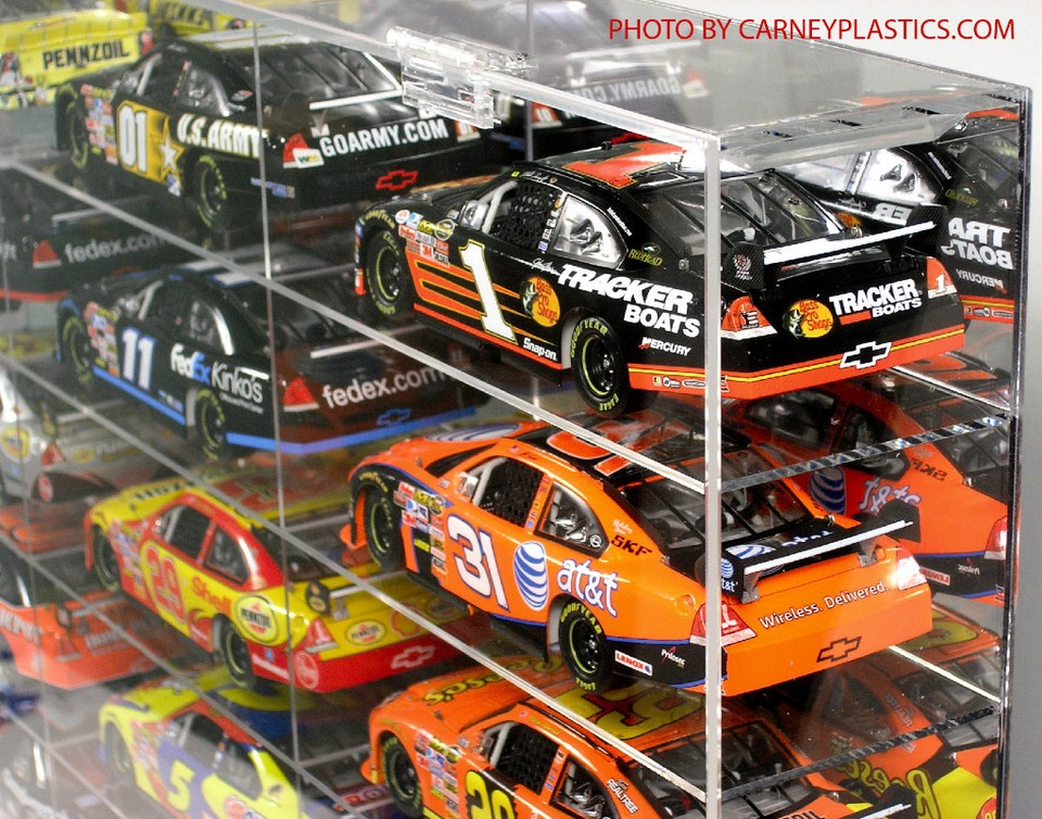 NASCAR Diecast Display Case Fits 24 Cars 1:24 scale | eBay