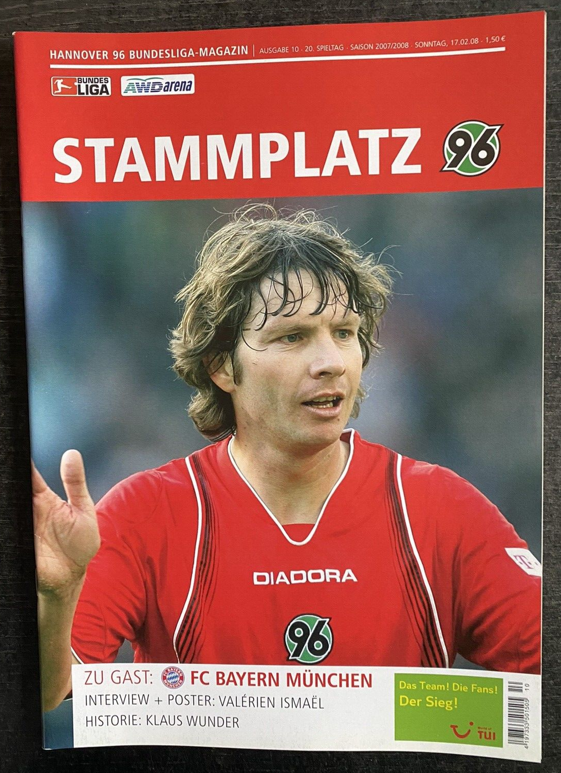 BL 2007/2008 Hannover 96 - FC Bayern Munich, 17.02.2008 - Valérien ...