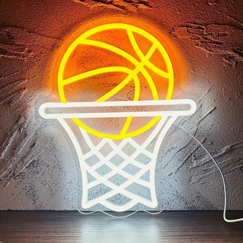 Basketball frame Neon Sign Led Basketball Sport Neon Light Sign for ...