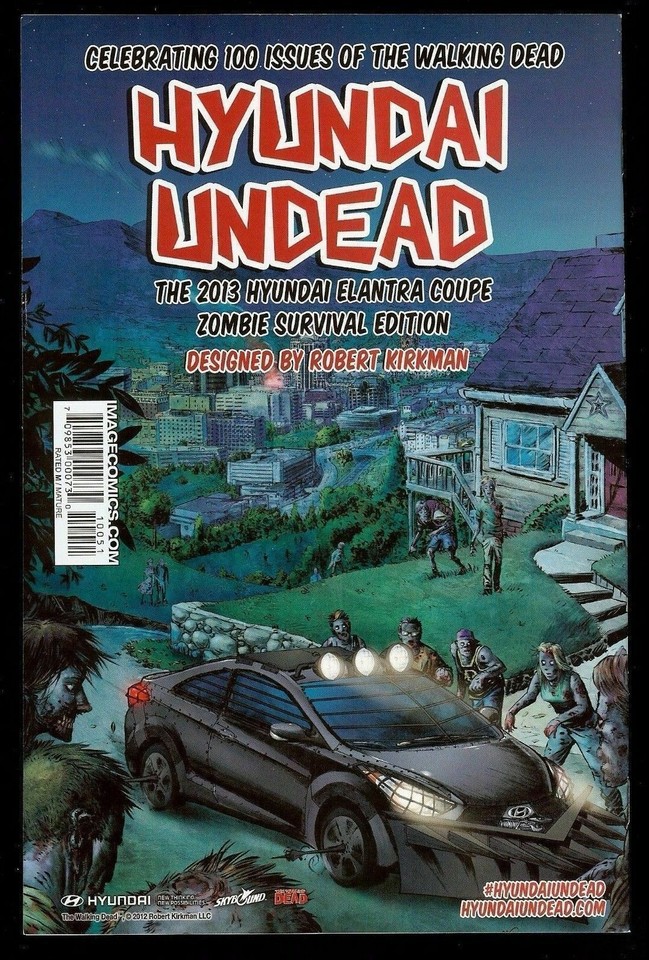 WALKING DEAD #100 (E) COVER SOMETHING TO FEAR 1st APPEARANCE of NEGAN ...