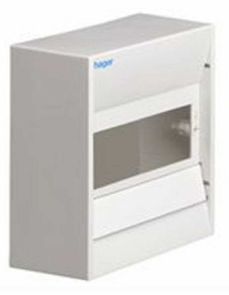 Hager SURFACE MOUNTED ENCLOSURE 180x146x82mm 6-Modules 1-Row White ...