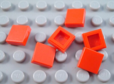 LEGO Lot of 6 Red 1x1 Flat Smooth Tile Piece | eBay