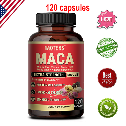 Maca Blend-Testosterone Booster Supplement-Extra Strength 8050mg ...