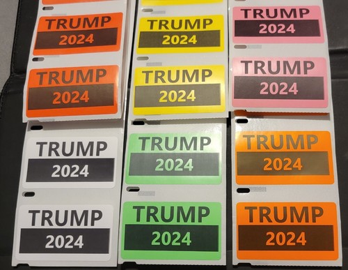 TRUMP 2024 Color Stickers - Lot of 50 - Decals - Joe Biden Donald Trump ...