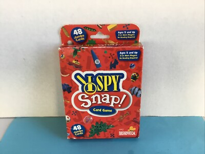 I Spy Snap Card Game 48 Jumbo Cards by Briarpatch ages 5+ Complete EUC ...