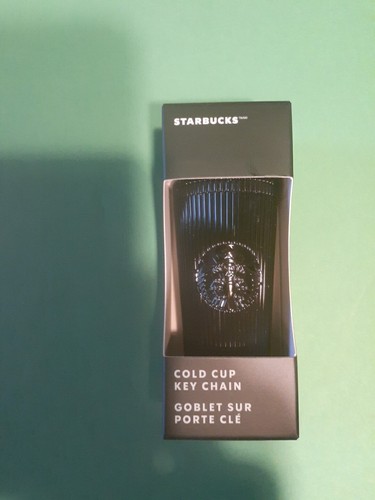 STARBUCKS COLD CUP KEYCHAIN 2024 BLACK NEW | eBay