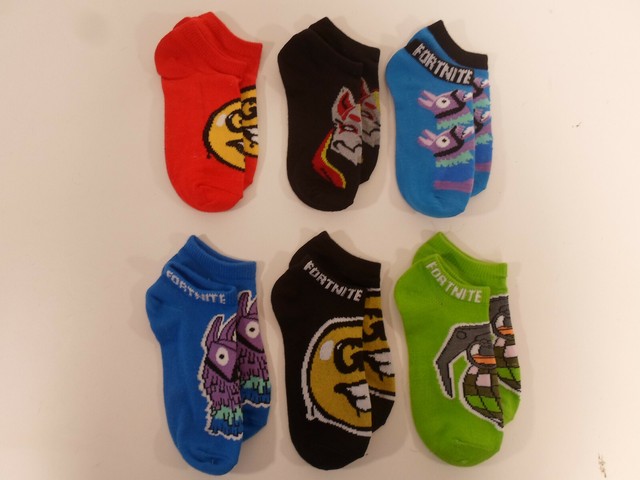 Fortnite Socks Sz Large 3-9 6 Pairs I5 for sale online | eBay