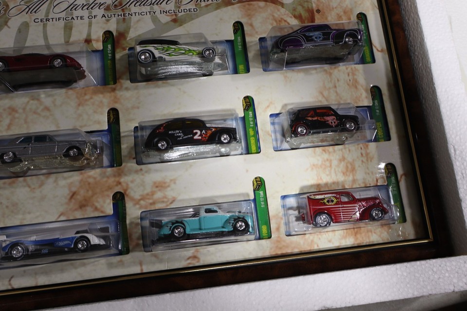 Hot Wheels 2002 Treasure Hunt 8th Anniversary Framed Set Limited Ed. W ...