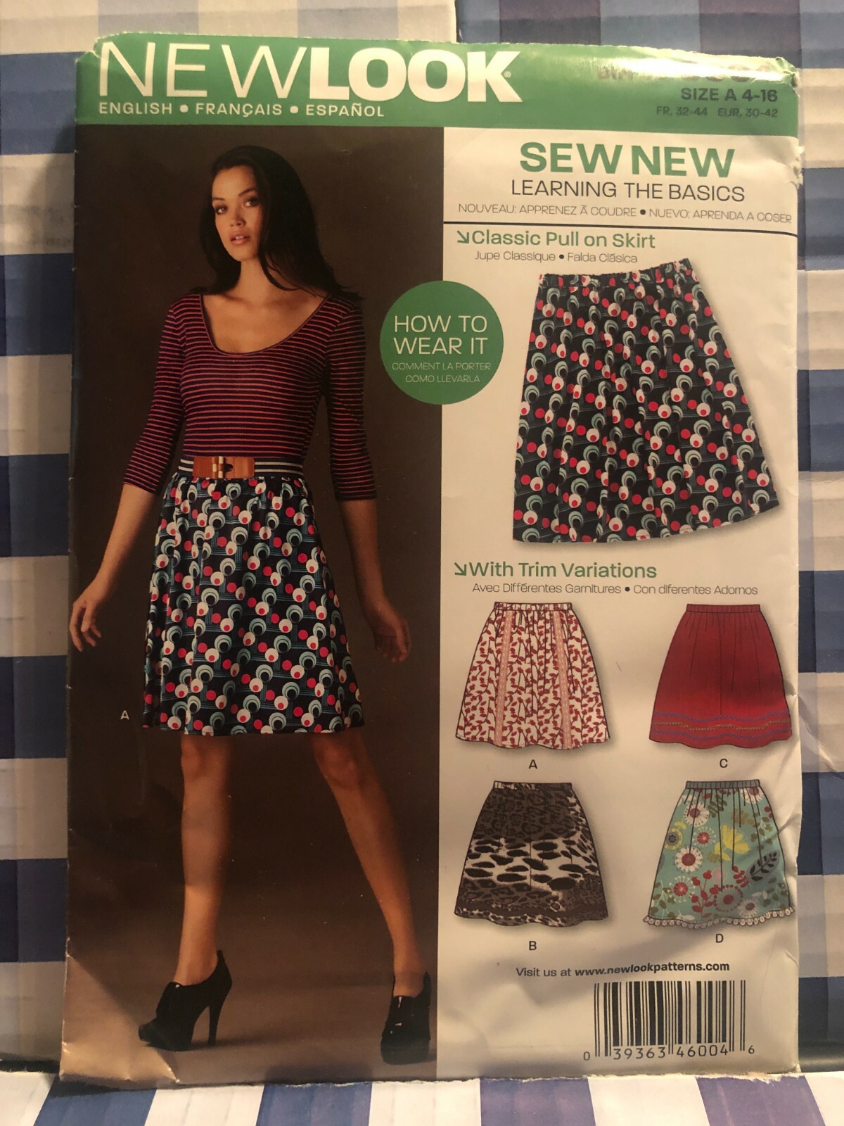Simplicity Pattern #6004 Misses Skirts Pull-On Basic Sewing Learn To ...