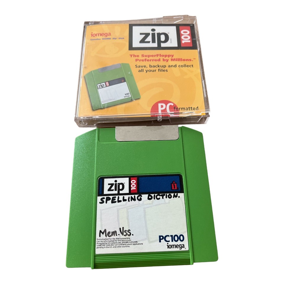 Iomega Zip PC100 100MB Disk- | eBay