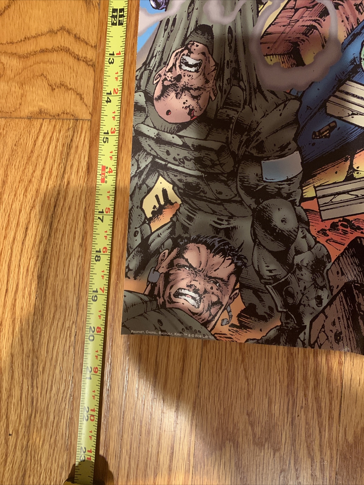 1994-95 Marvel Prophet Chapel Badrock Kirby Rob Liefeld Promo Poster NM ...