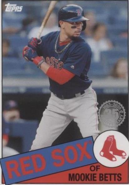 2020 Topps Mini - 1985 Topps 35th Anniversary Mookie Betts #85-21 for ...