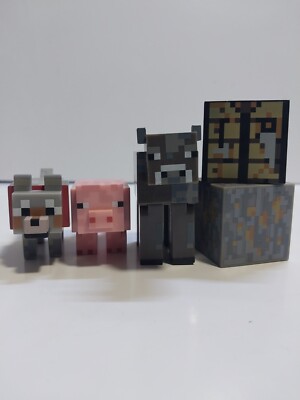 Minecraft Animals + Blocks / Dog, Pig, Cow, Blocks | eBay Australia