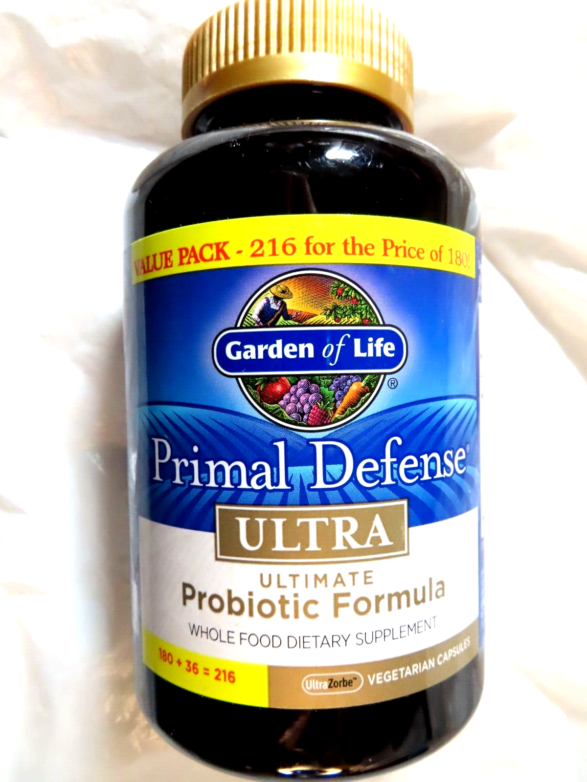 Garden Of Life Primal Defense Ultra Ultimate Probiotic Formula 180 ...