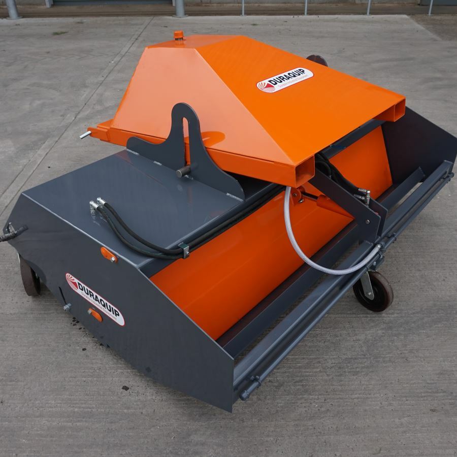 Telehandler forklift industrial road yard brush sweeper £5,680+VAT ...