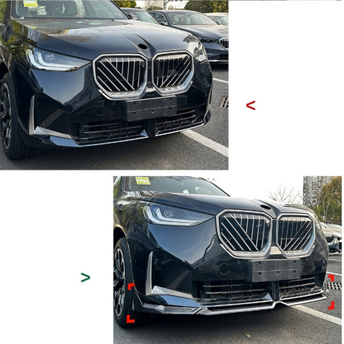 Carbon ABS Style For BMW X3 G45 2025-2026 Body Kits Front Bumper Lip ...