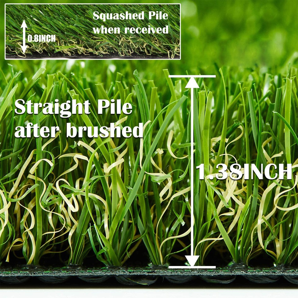 Custom Artificial Grass Mat Synthetic Landscape Fake Lawn Pet Dog Turf ...