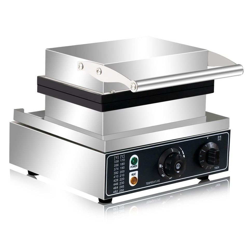 110V Commercial Donut Maker 6 Hole Waffle Machine Double Heat 1550W US ...