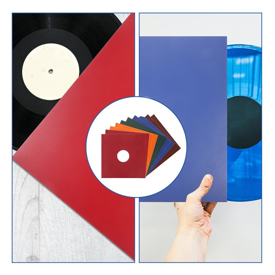 5 Pcs Vinyl Record Accessories Plastic Sleeves Covers Protective for ...