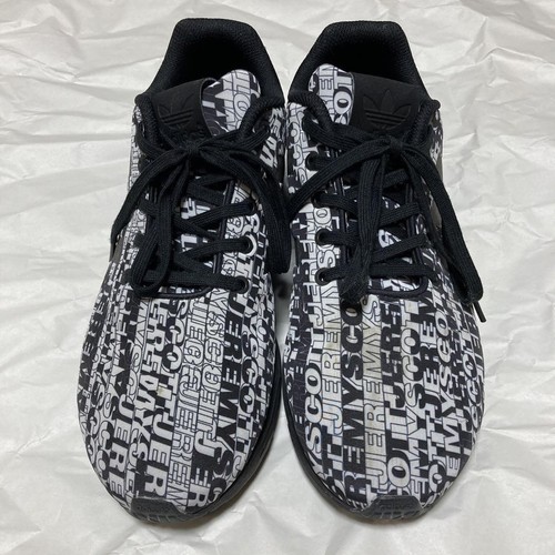 Adidas Jeremy Scott Men 9 US Running Shoes ZX Flux Collab Gray Used | eBay