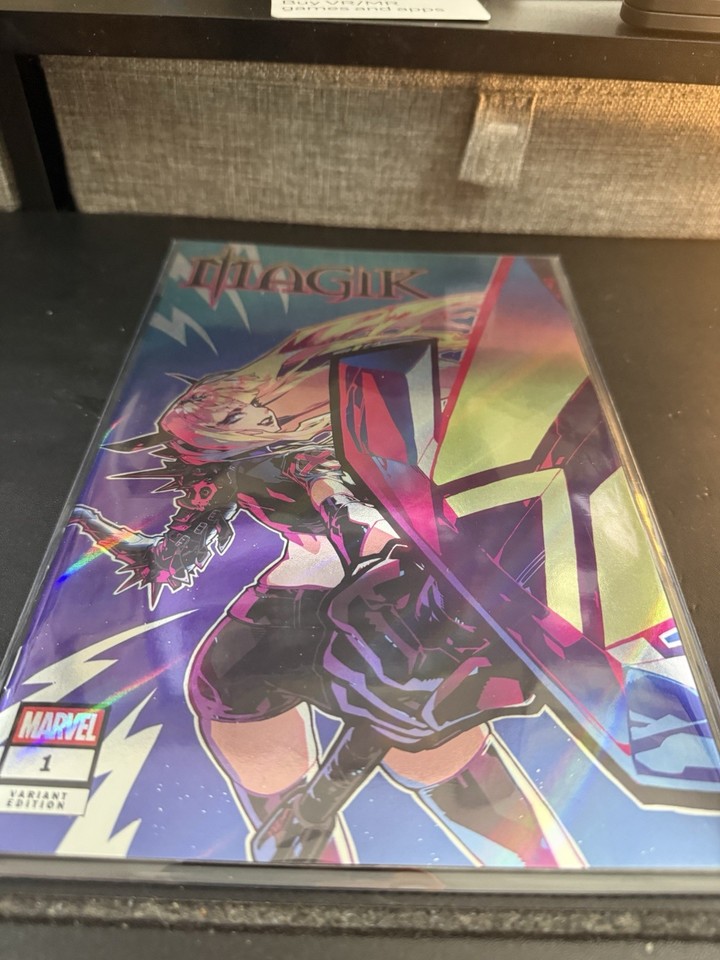 MAGIK #1 Prism Foil Rose Besch Ltd 175 Marvel Year in 25 Whatnot NYCC ...