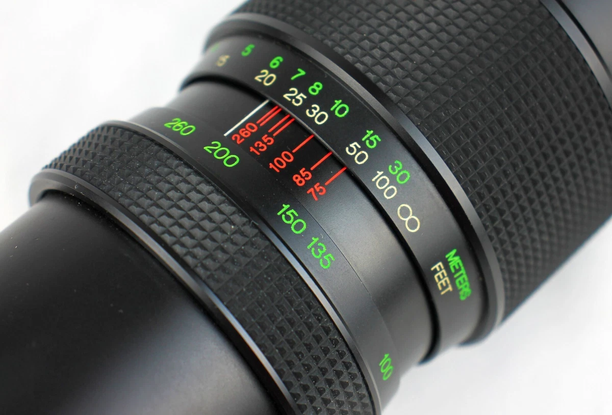 Vivitar Tele Zoom 75-260 mm 1:4.5 with Case Tube - glwec.in