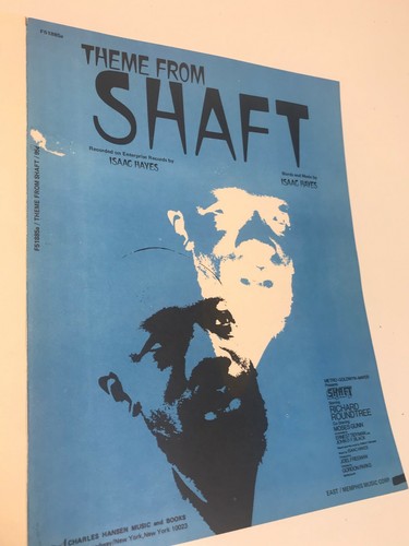 Shaft-Theme From MGM Movie-Piano Sheet Music-Isaac Hayes-Richard ...