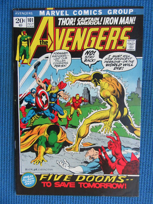 AVENGERS # 101 - (FINE) -FIVE DOOMS TO SAVE TOMORROW-THOR-CAP AMERICA ...