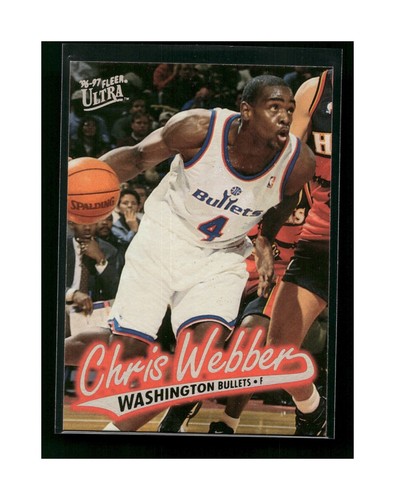 1996-97 Ultra Washington Bullets Basketball Card #123 Chris Webber | eBay