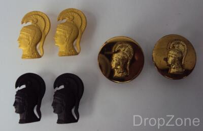 US Women's Army Corps WAC Collar Insignia Assorted, Subdued, Enlisted ...