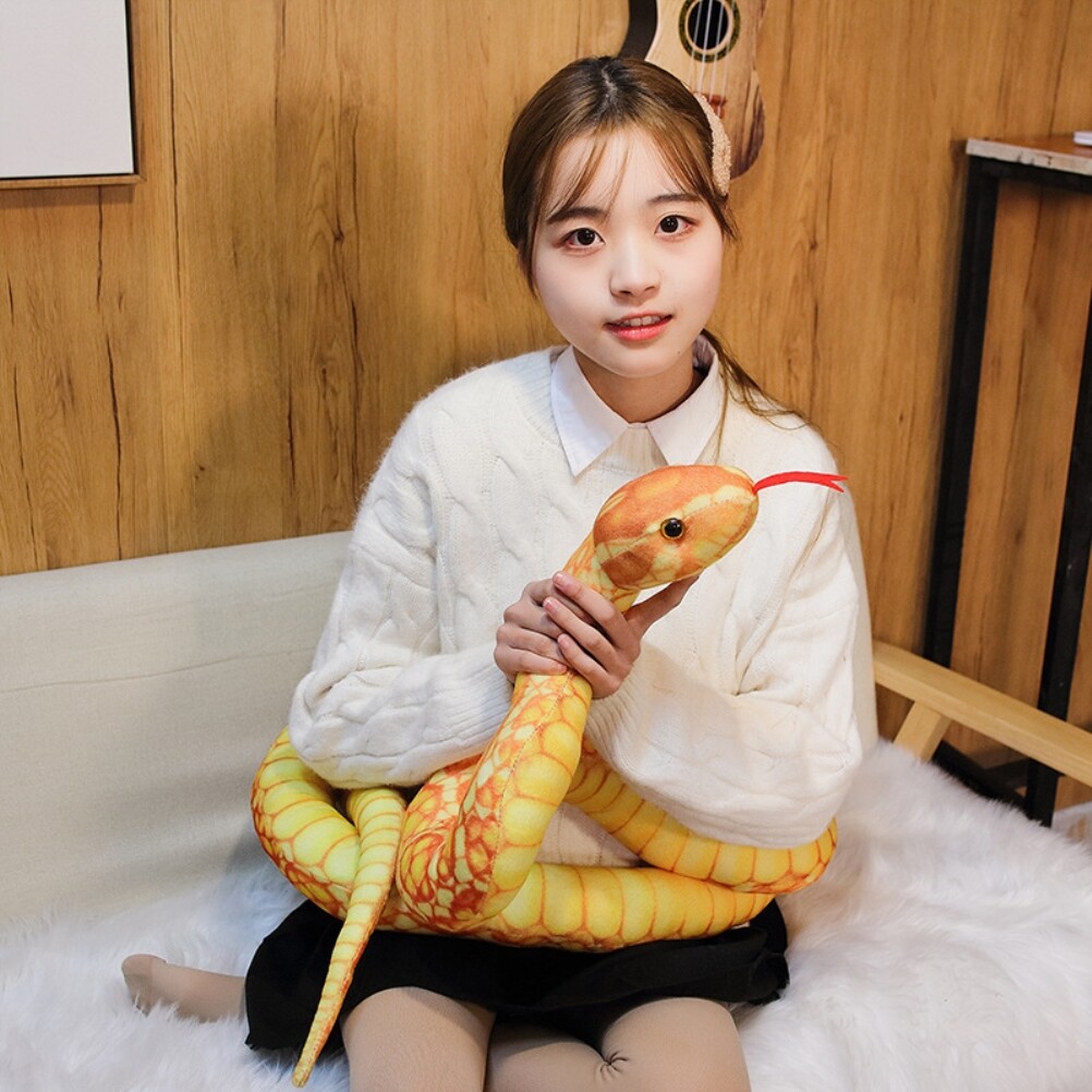 Animal Snake Pillow Plush Snake Toy Home Decor For Kids | eBay