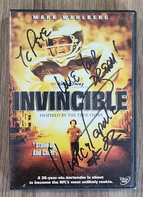 Vince Papale Signed Invincible DVD Movie Philadelphia Eagles QB LEGEND ...