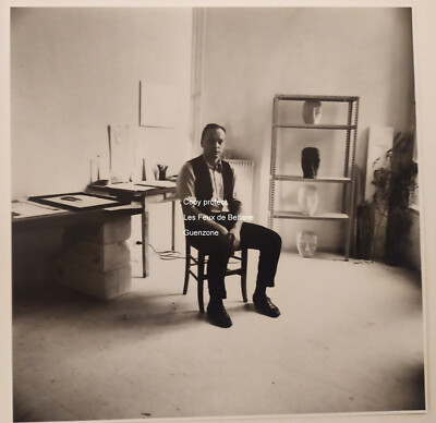 ALEXANDRE GHERBAN Malakoff 1990 artiste peintre photo document cut out ...