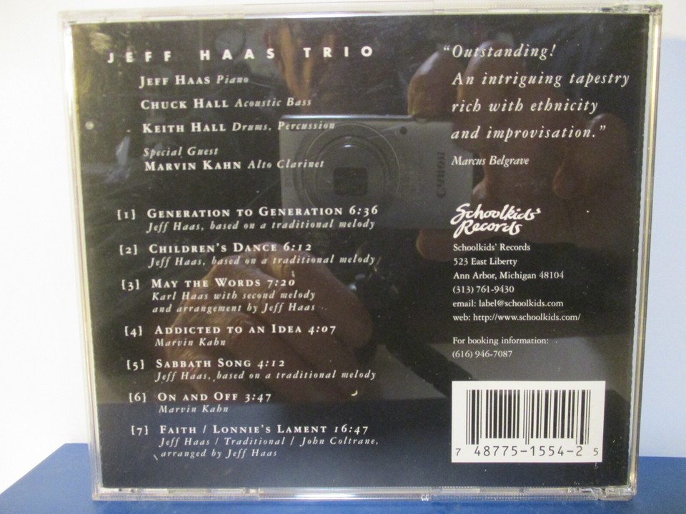 Jeff Haas Trio - L'Dor Va Dor -Generation to Generation - CD is MINT ...
