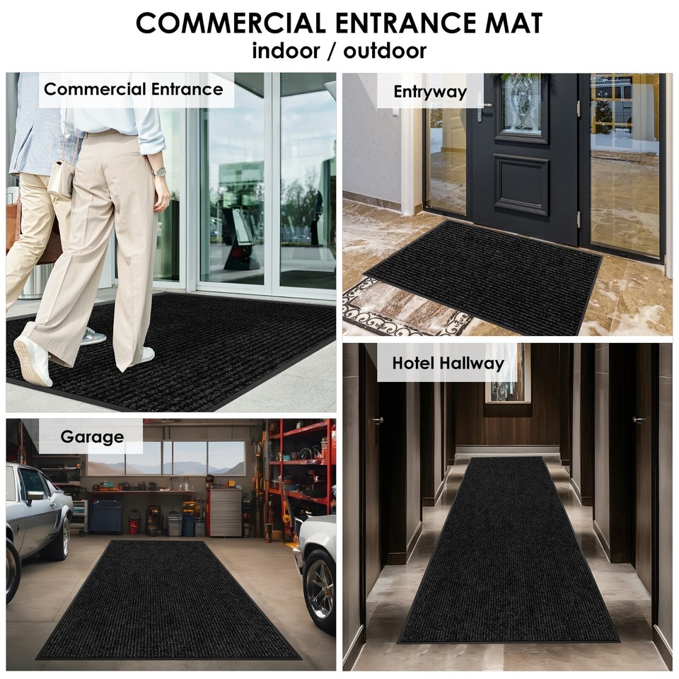 Entrance Mat Indoor Outdoor Heavy Duty Commercial Front Door Mats ...