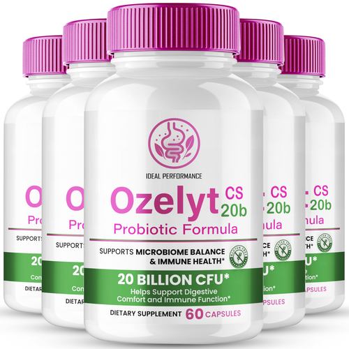 Ozelyt CS 20b Capsules Gut Health Supplement Pills All Natural (5 Pack ...