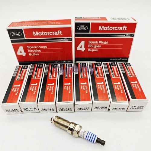 8Pcs New Double Plat Spark Plugs SP526 CYFS12FP SP526X For Ford Fast ...