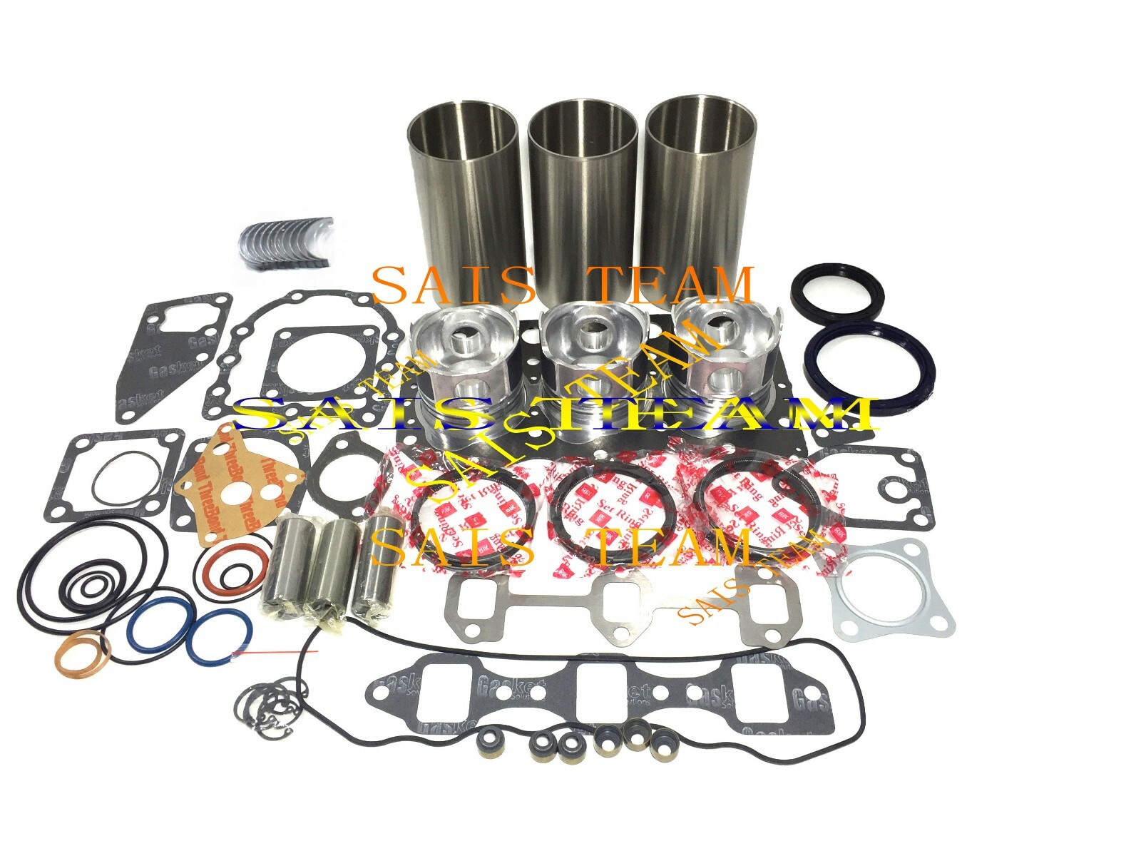 Yanmar 3TN75 3TN75RJ Engine rebuild kit for Tractor Generator Crane etc ...