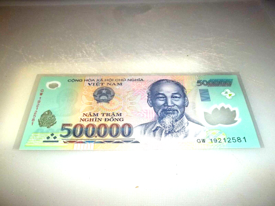 500,000 VIETNAM DONG ***** UNCIRCULATED ***** BANKNOTE. | eBay