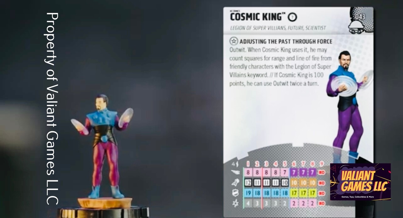 DC Heroclix Cosmic King #043 w/ Card Notorious Set | eBay