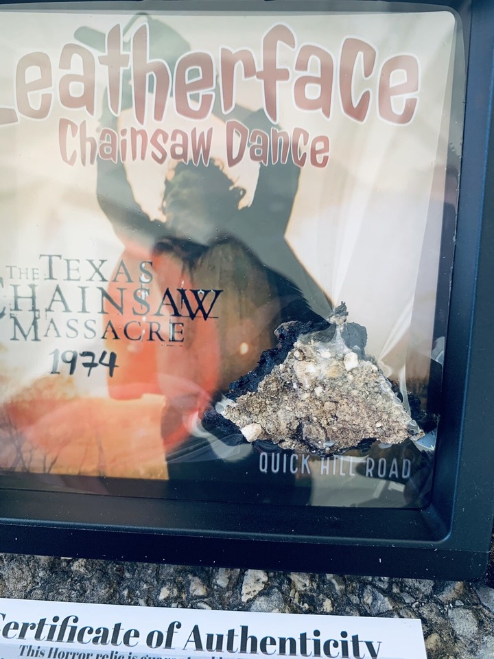 Texas Chainsaw Massacre Authentic Relic Quick Hill Road Leatherface | eBay