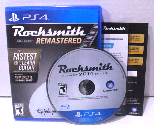 Rocksmith 2014 Edition Remastered (PlayStation 4, 2016) No Cable ...