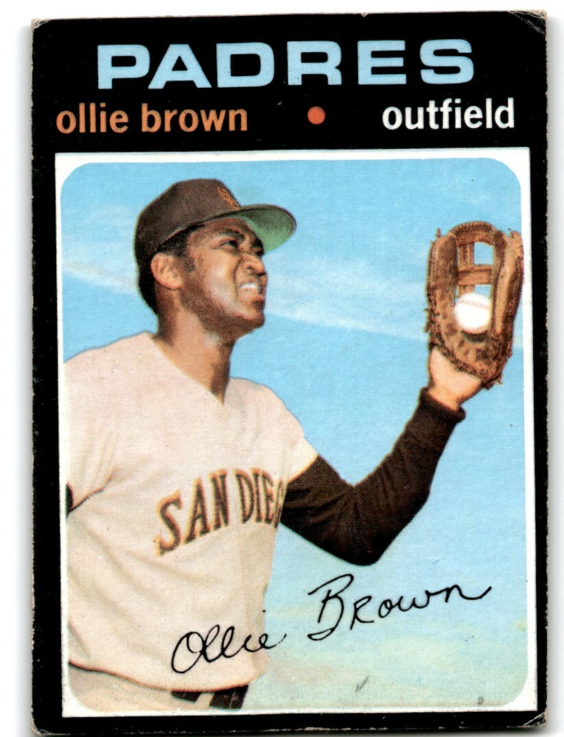 1971 Topps Ollie Brown San Diego Padres #505 | eBay