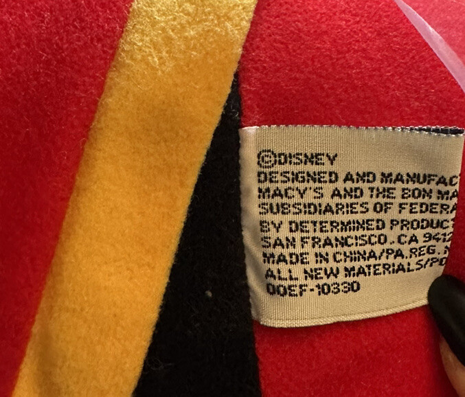 Disney Macys Limited Edition Mickey Mouse Band Leader Conductor Plush ...
