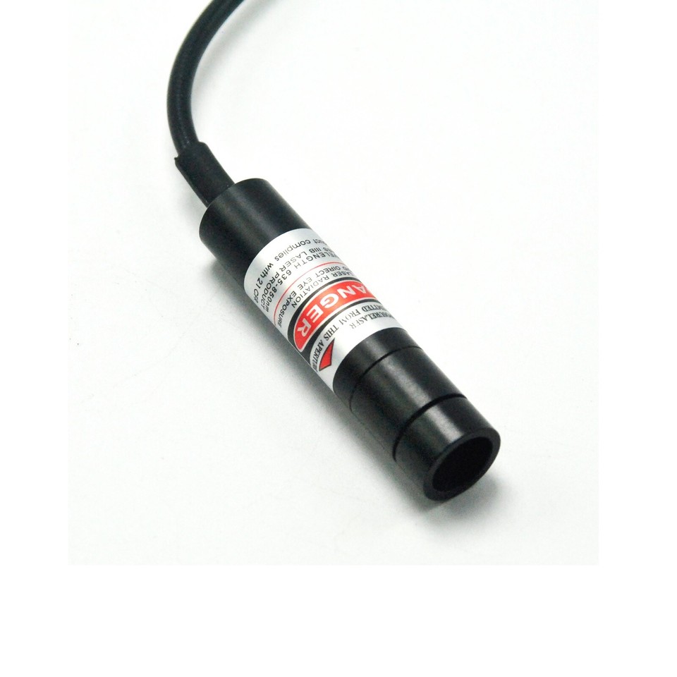 Dot Line Cross 635nm 10mW Red Focusable 5V Laser Diode Module Long-time ...