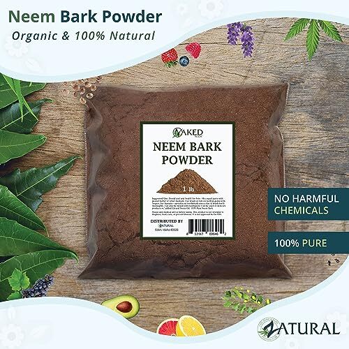 Neem Bark Powder 16ounce-Dental and Digestion Support-Tooth Powder-Pure ...