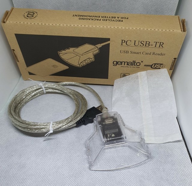 Gemalto PC Usb-tr Hwp117685e USB Smart Card Reader IDBridge CT30 for ...