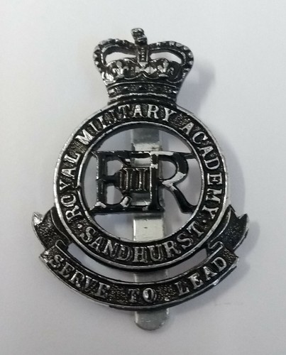 Genuine British Army Issued Royal Military Academy Sandhurst Hat Badge ...